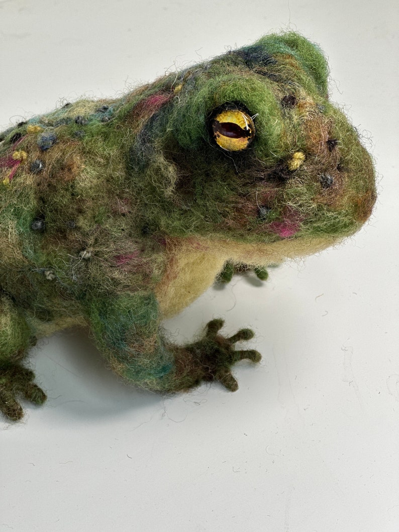 Needle Felted Toad - Etsy