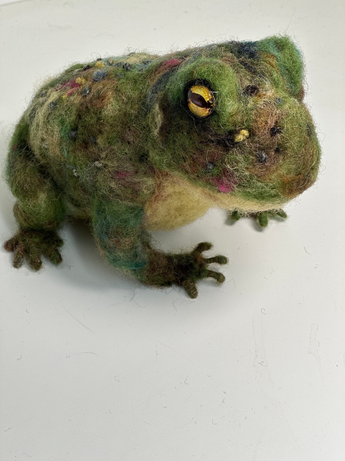 Needle Felted Toad - Etsy