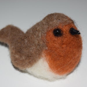 Needle Felted Robin Christmas Decoration - Etsy