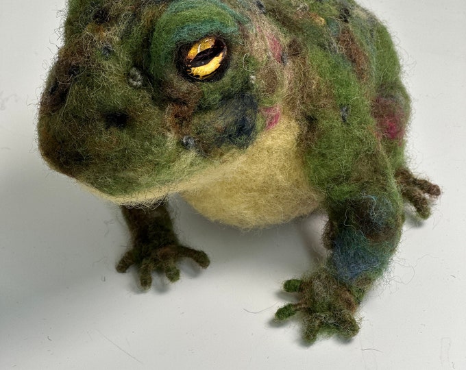 Needle Felted Toad - Etsy