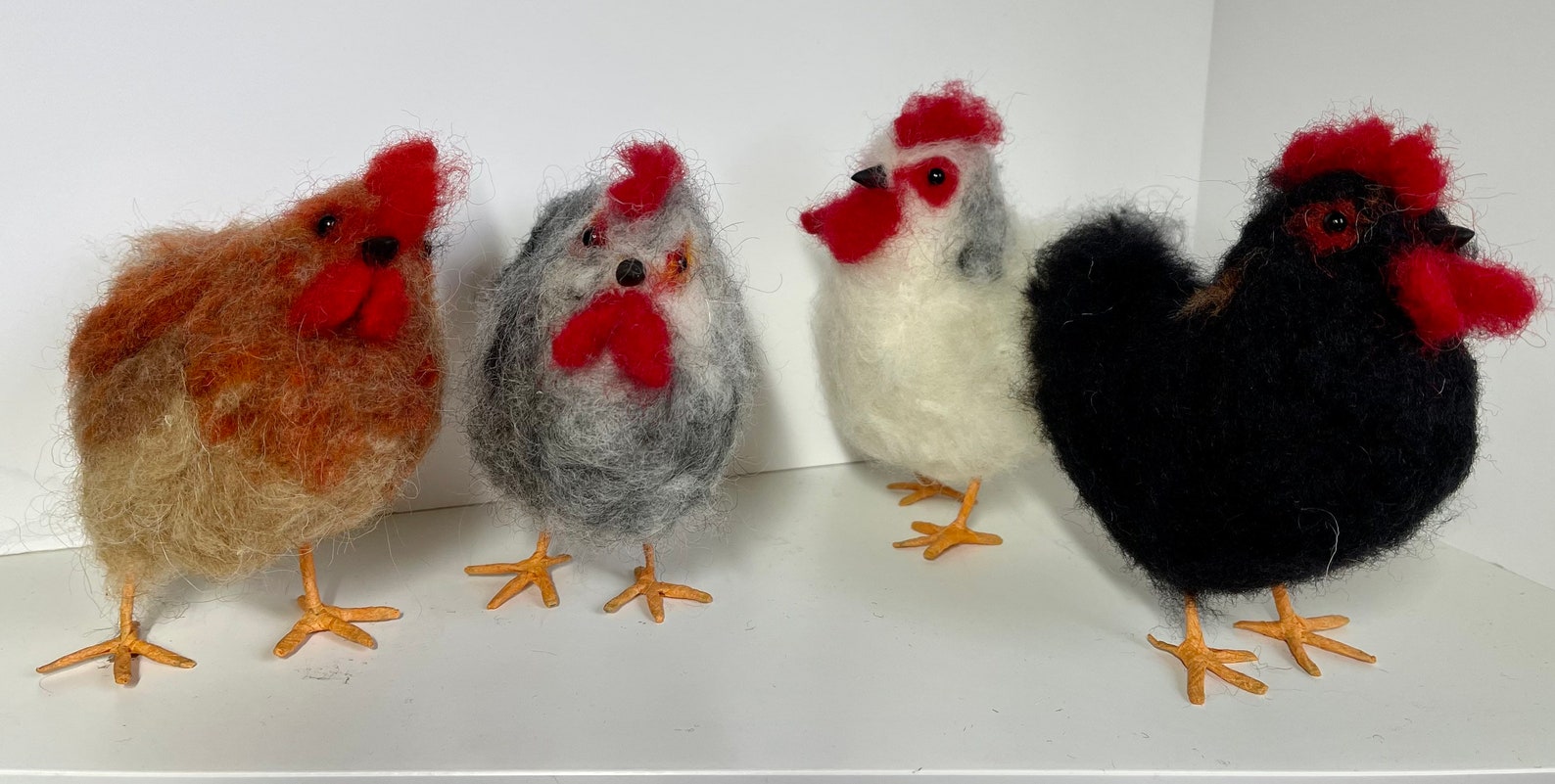 A Needle Felted Chicken Needle Felted Hen - Etsy