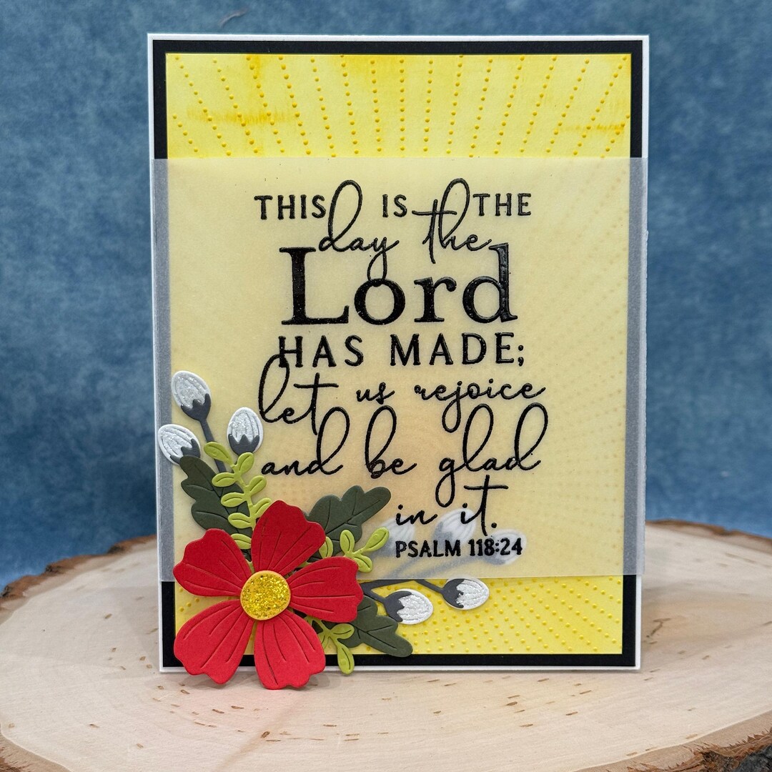 Handmade Christian Card/bible Verse Card/religious Card/this is the Day ...