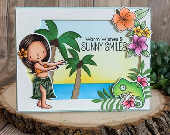 Hula Greeting Card | Etsy