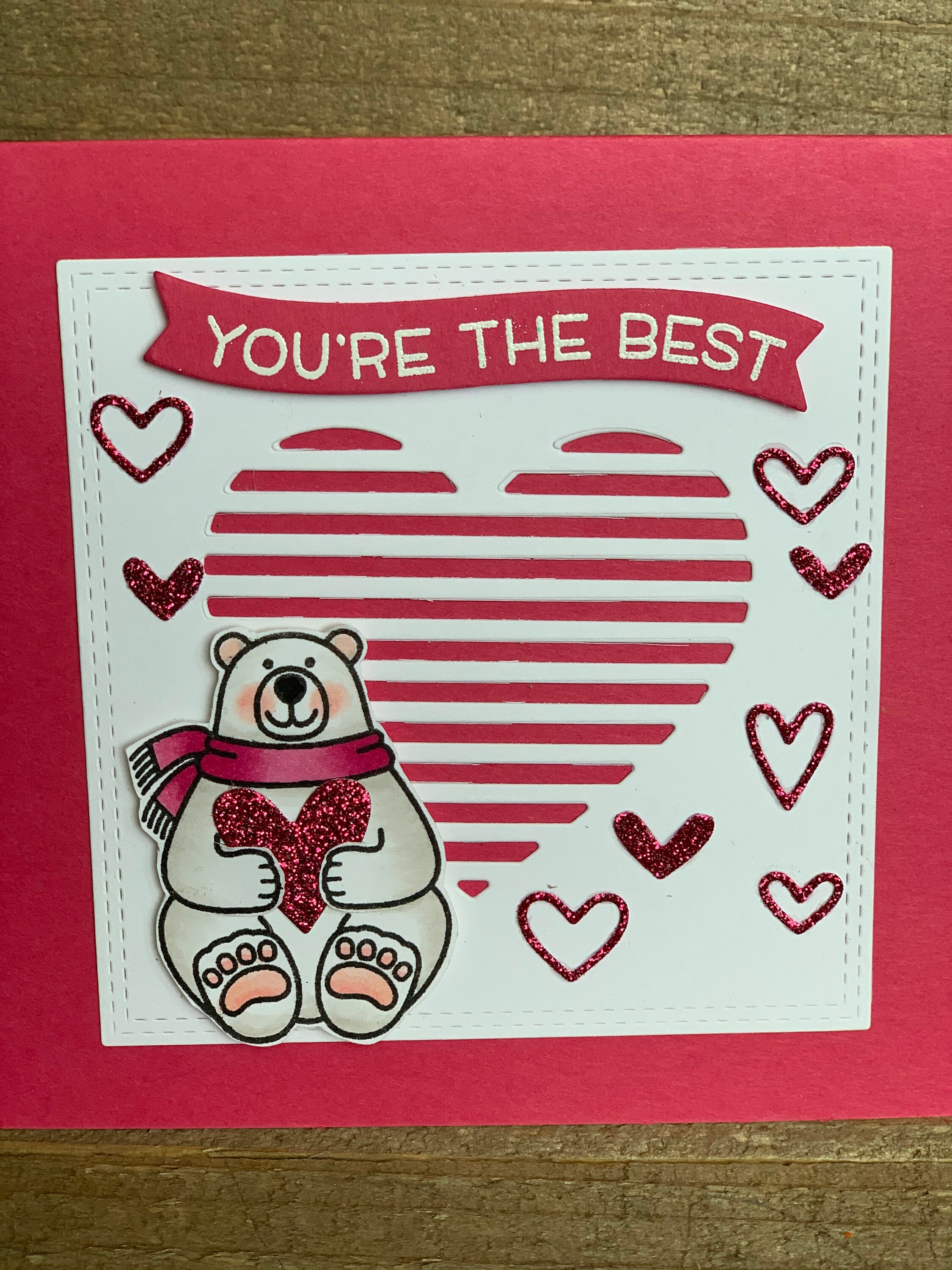 Bear Love Valentine's Day Cards Set of 2/ Size 4 1/2 - Etsy.de