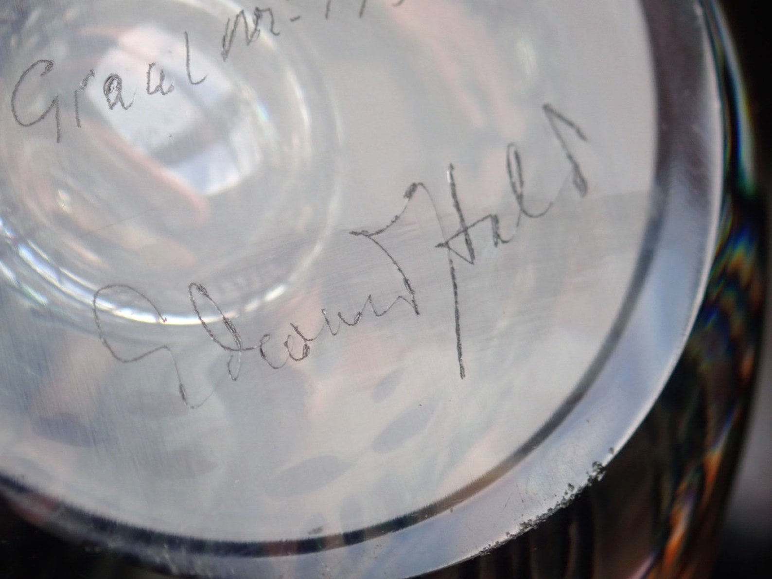 Vintage Orrefors Vase Fiskgraal Edward Hald Design Graal Vintage Glass ...