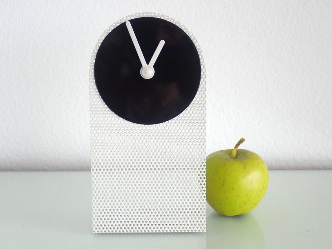 Vintage Clock Design Watch 80ies Metal Design Clock - Etsy