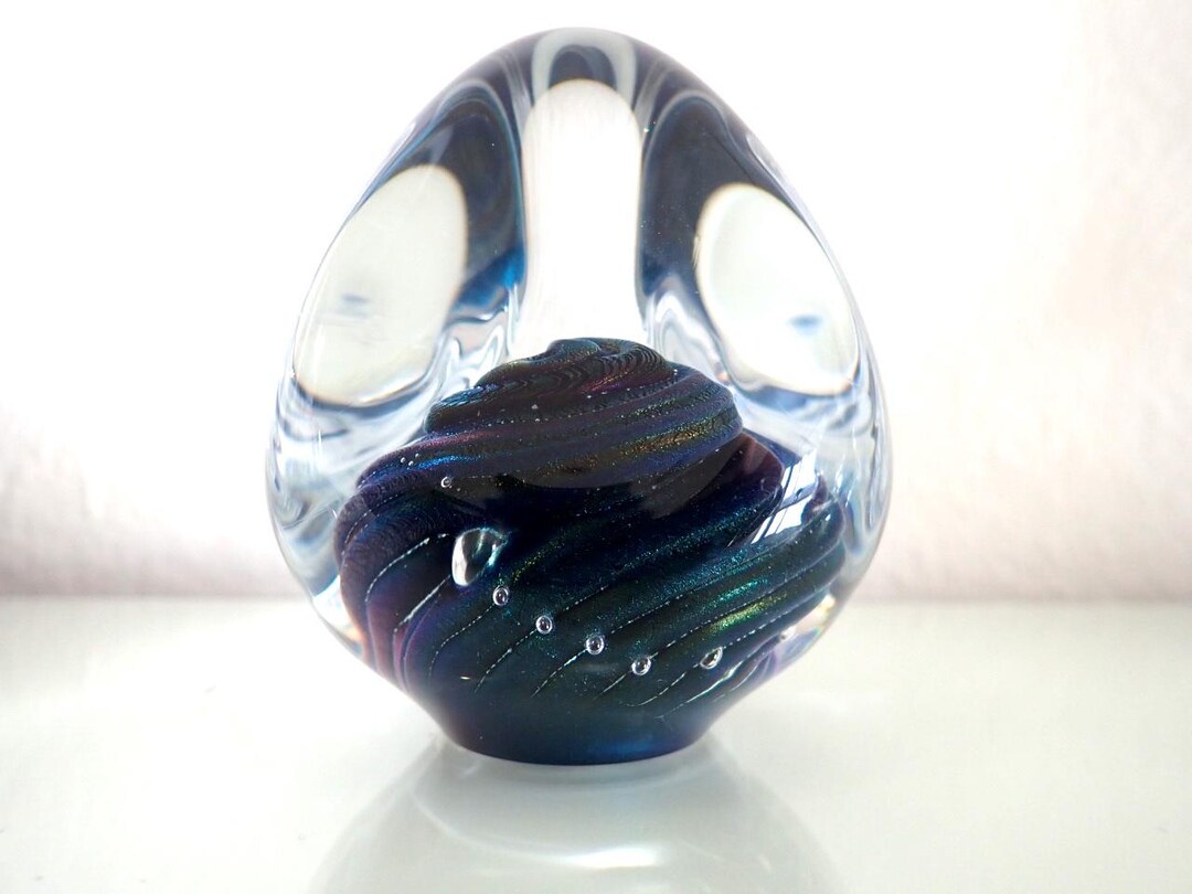 1993 Vintage Maytum Paperweight Maytum Studio Glass Brian Maytum USA ...