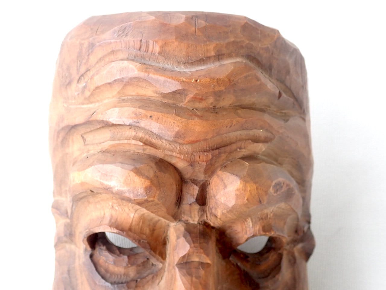 Vintage Mask Wooden Mask Carved Wood Carving Carnival Decoration ...