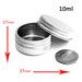 10ml / 10g Round Aluminium Metal Tins With Screw on Lids - Etsy