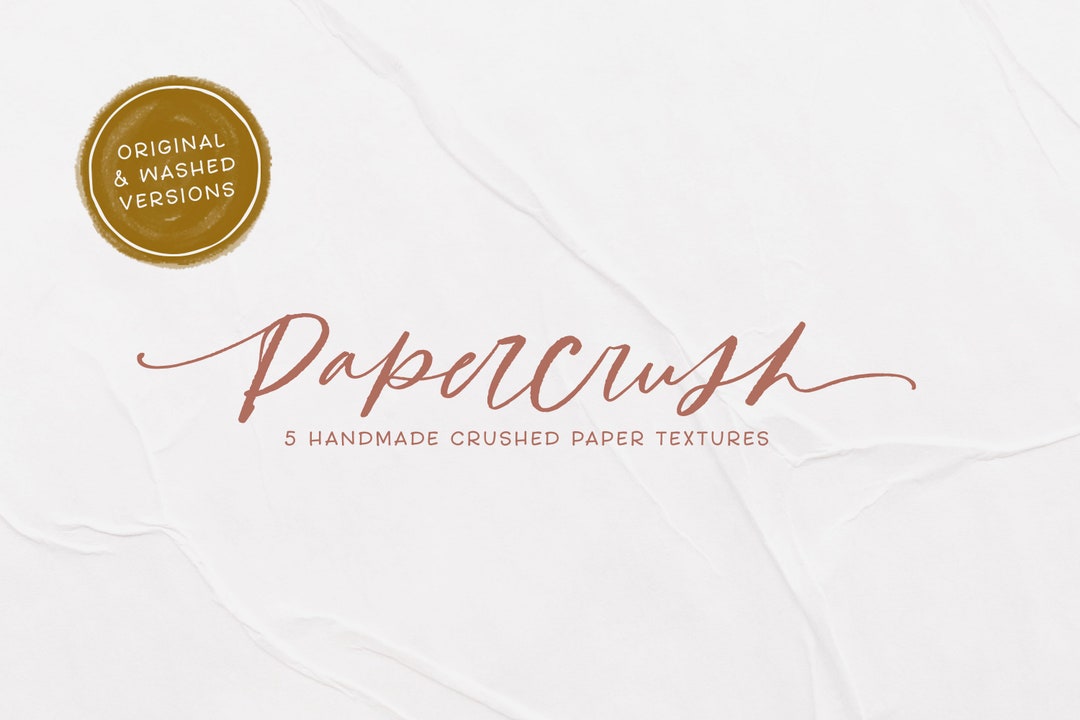 Crushed Paper Textures: Handmade Scrapbook Paper (digital Download) - Etsy