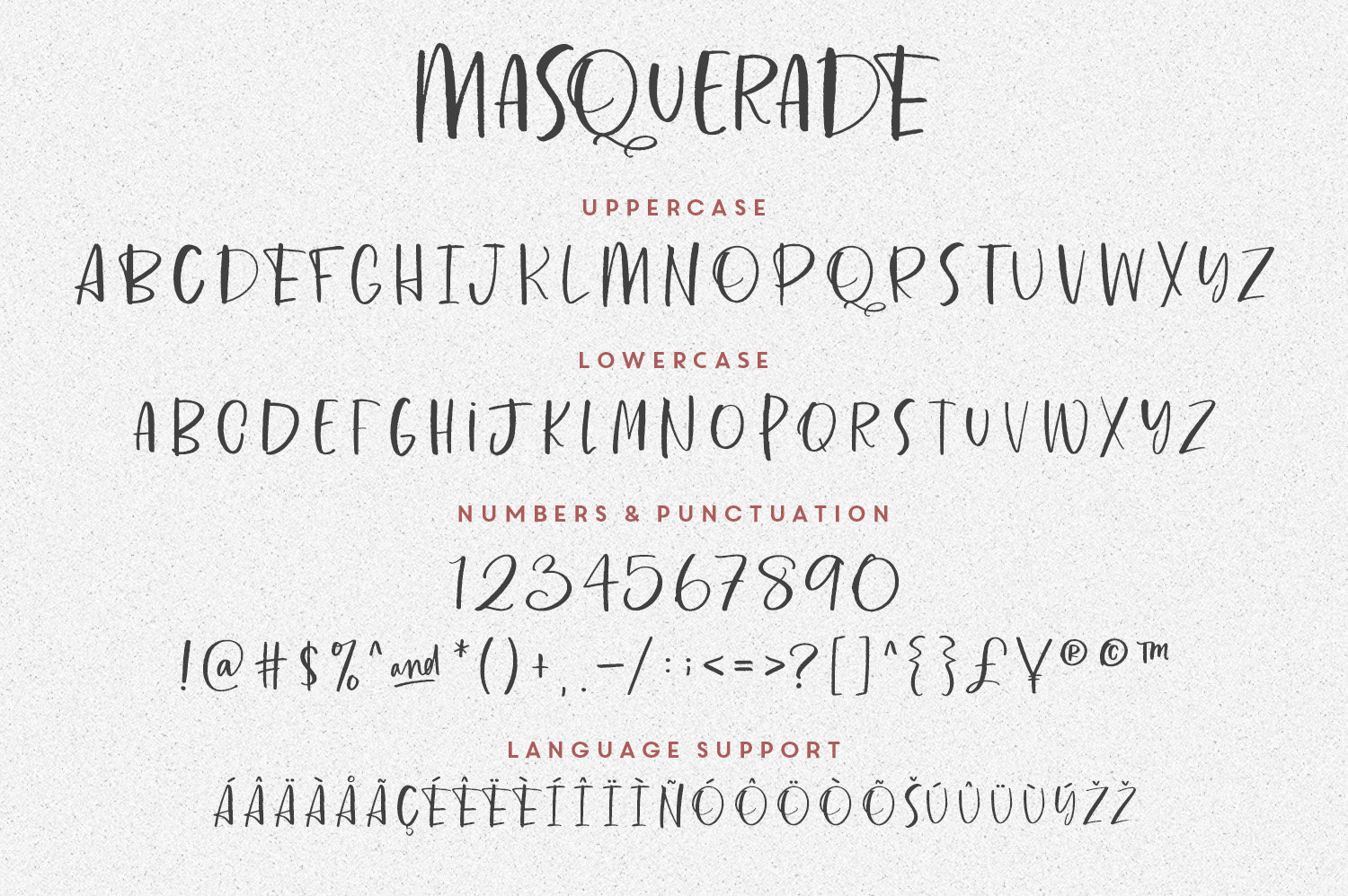 Masquerade Handwriting - Handwritten Fonts, Branding Fonts, Quote Font ...