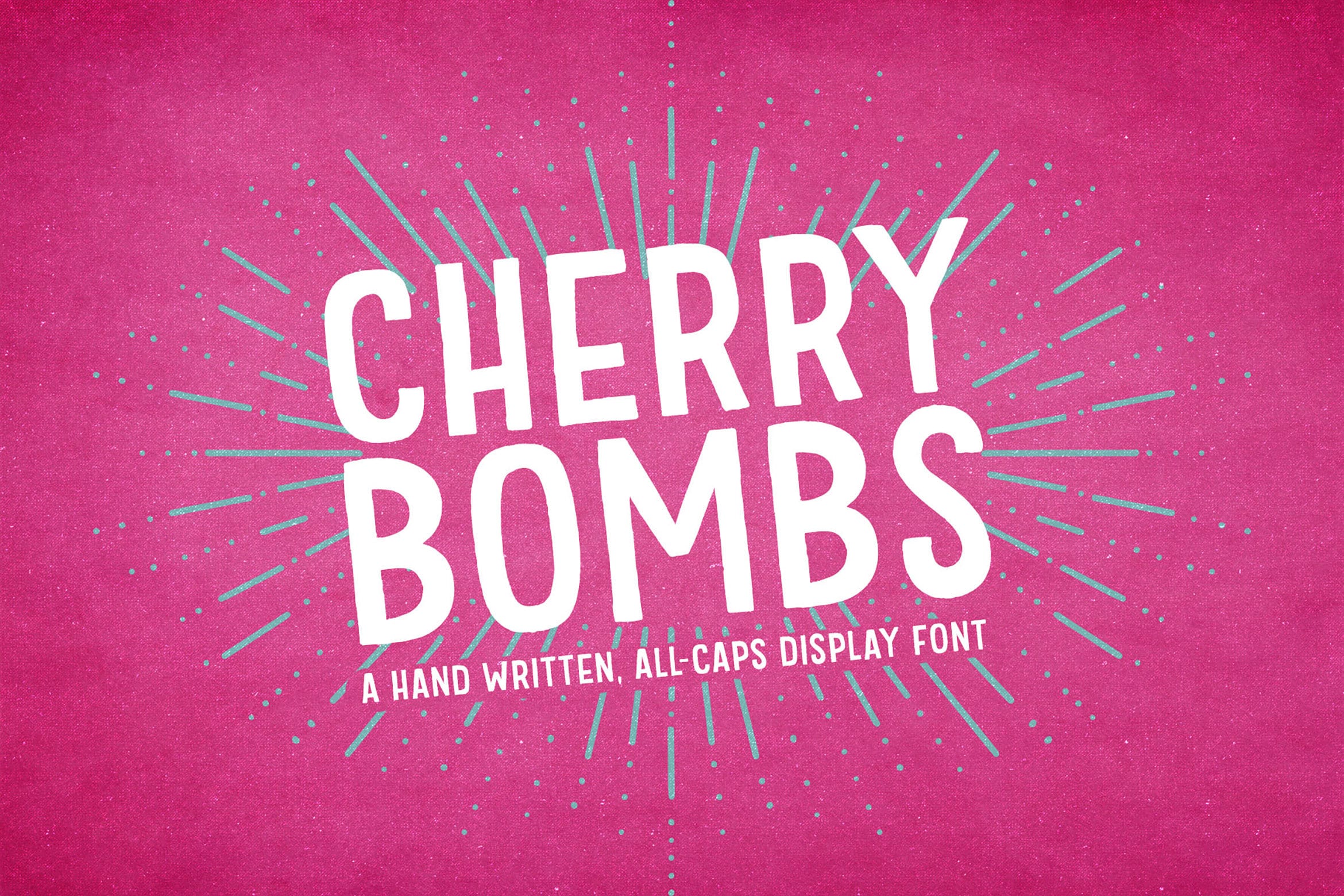 Cherry Bombs Display Typeface | Fonts, Handwriting Fonts, Quote Fonts ...