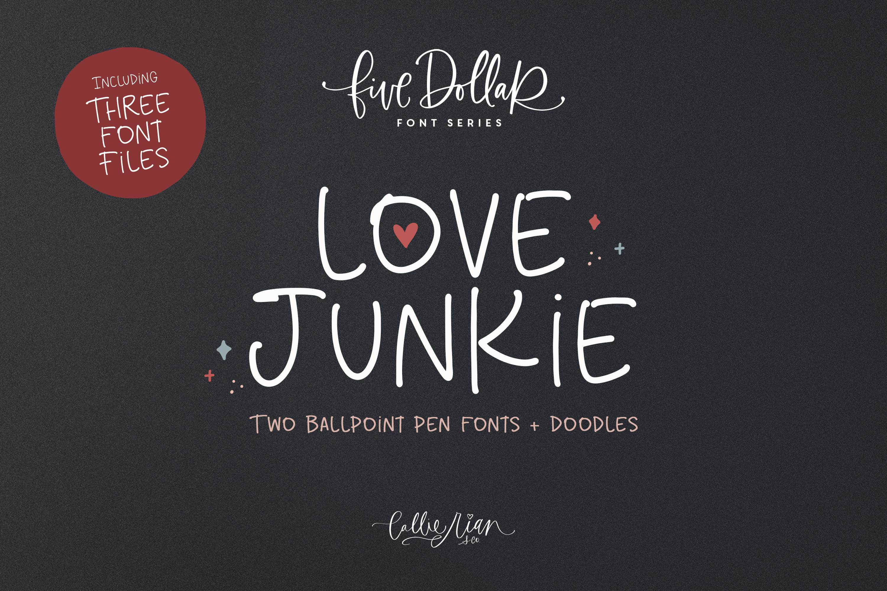 Love Junkie Fonts - Etsy