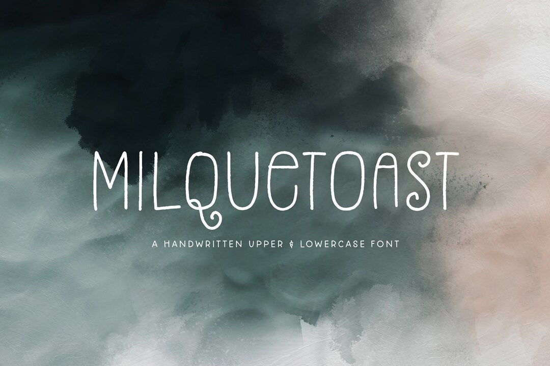Milquetoast Font Handwritten Fonts, Branding Fonts, Display Fonts ...