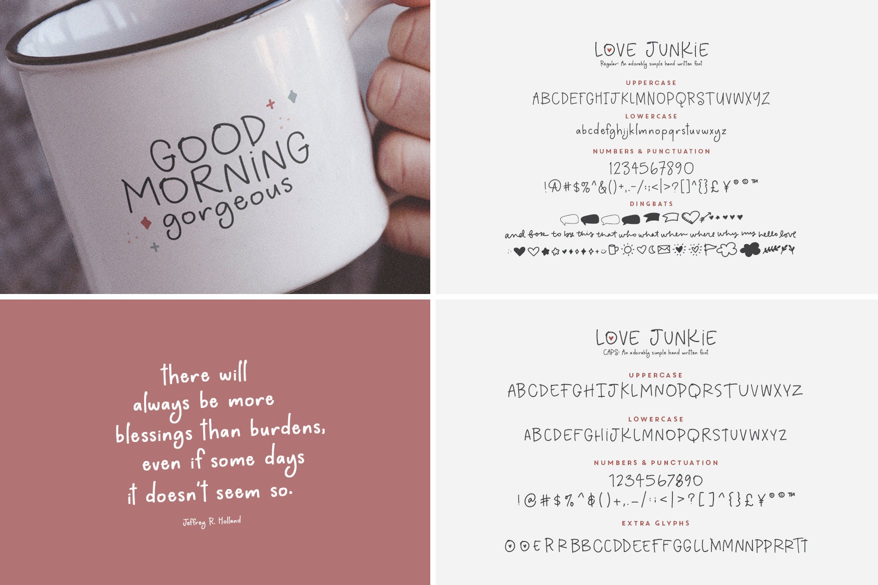 Handwritten Font Bundle Vol. 1 Fonts, Handwriting Fonts, Quote Fonts ...