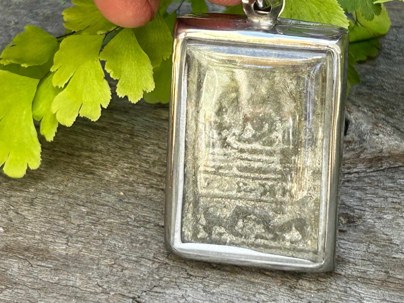Vintage Buddhist Amulet Buddha Necklace Charm Pocket Blessing ...