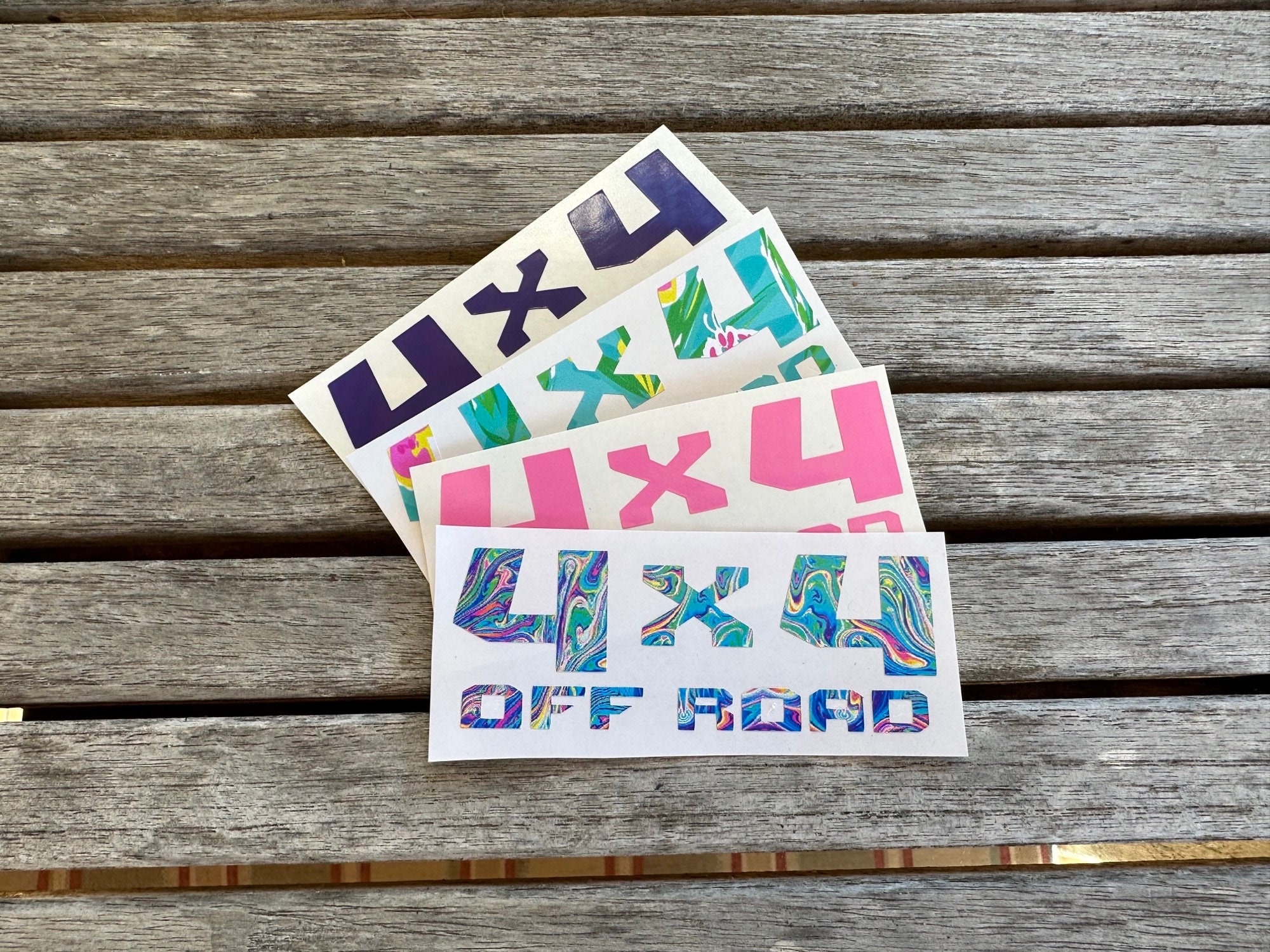 4x4 off Road Vinyl Decal / Sticker colorful Cute Options - Etsy