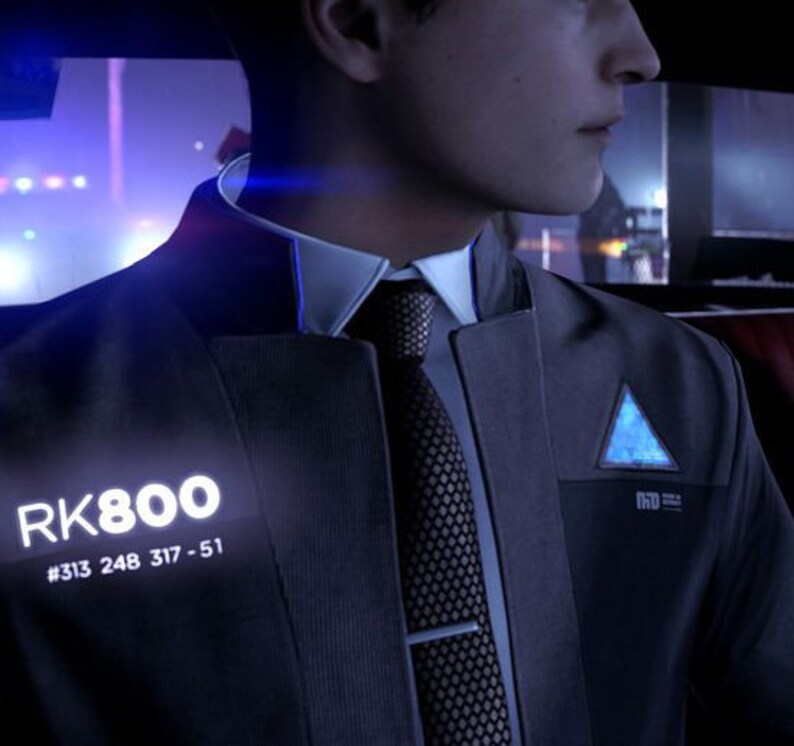 Connor RK800 Iron on / Heat Transfer Vinyl Decals for Cosplay | Etsy