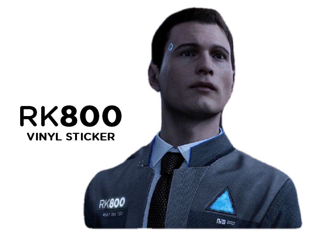 RK800 Connor Android Vinyl Decal/ Sticker Detroit: Become | Etsy