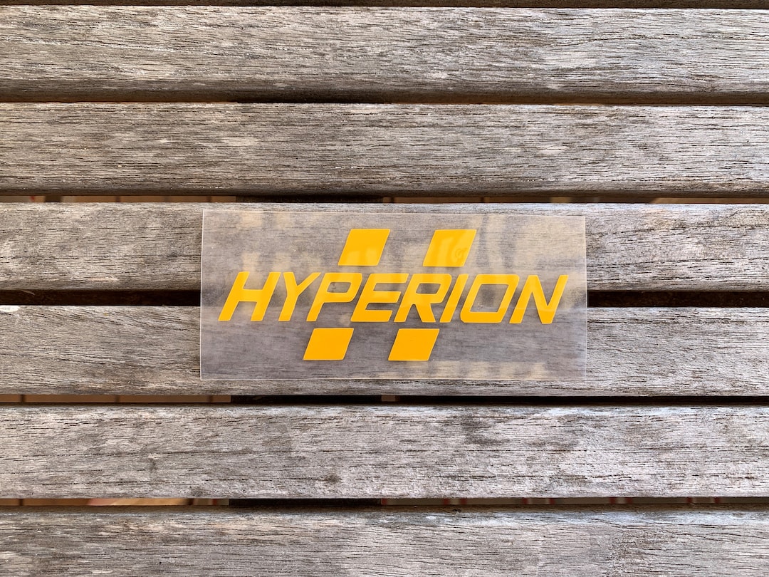 Hyperion Iron on / HTV Vinyl Decals and Vinyl Stickers (multiple Color ...