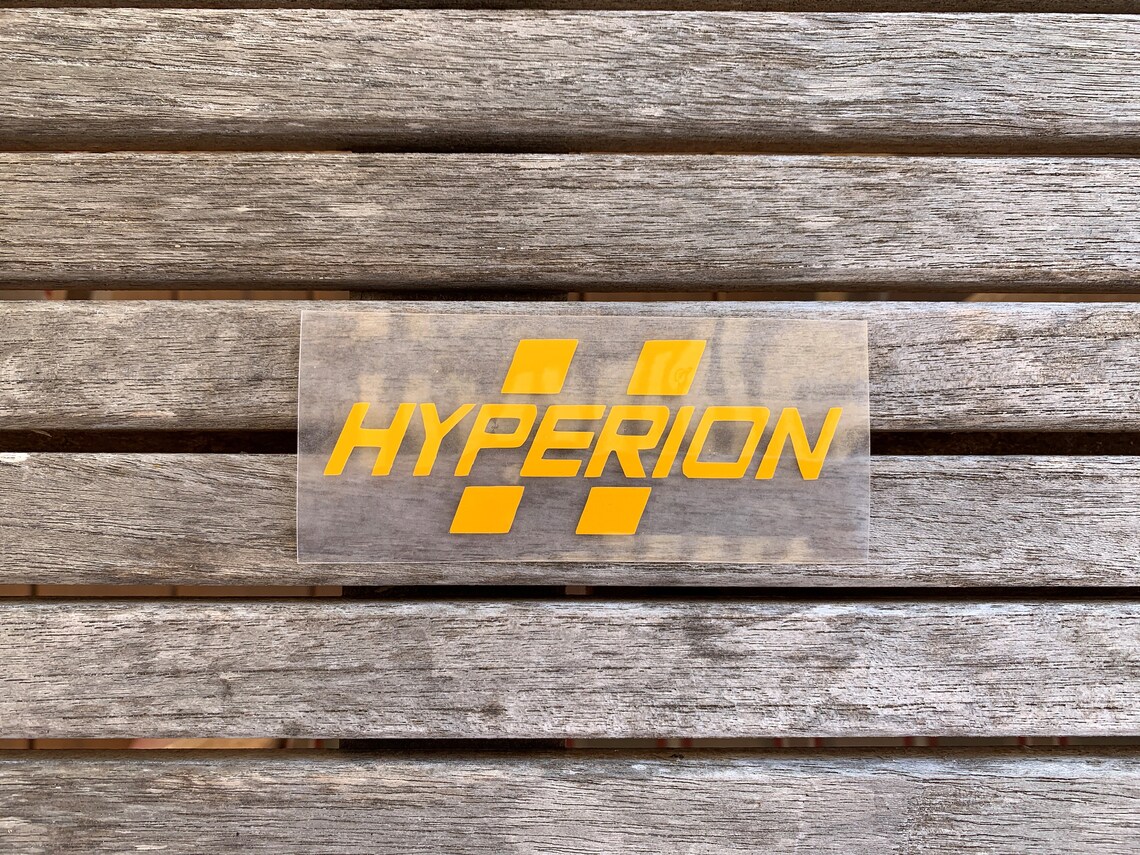 Hyperion Iron on / HTV Vinyl Decals and Vinyl Stickers - Etsy