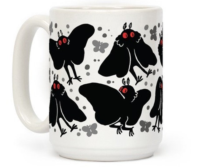 Cute Mothman Pattern Mug - Etsy