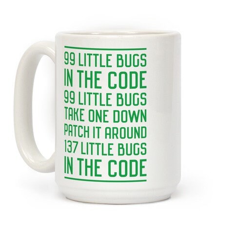 99 Little Bugs in the Code Coding Programmer Mug - Etsy