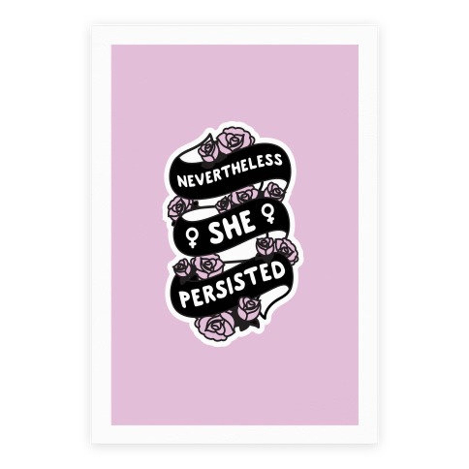 Nevertheless She Persisted Poster - Etsy