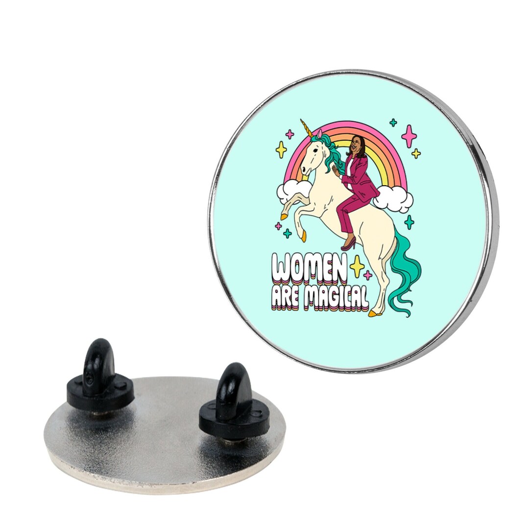 Women Are Magical Kamala Harris Unicorn Pin - Etsy