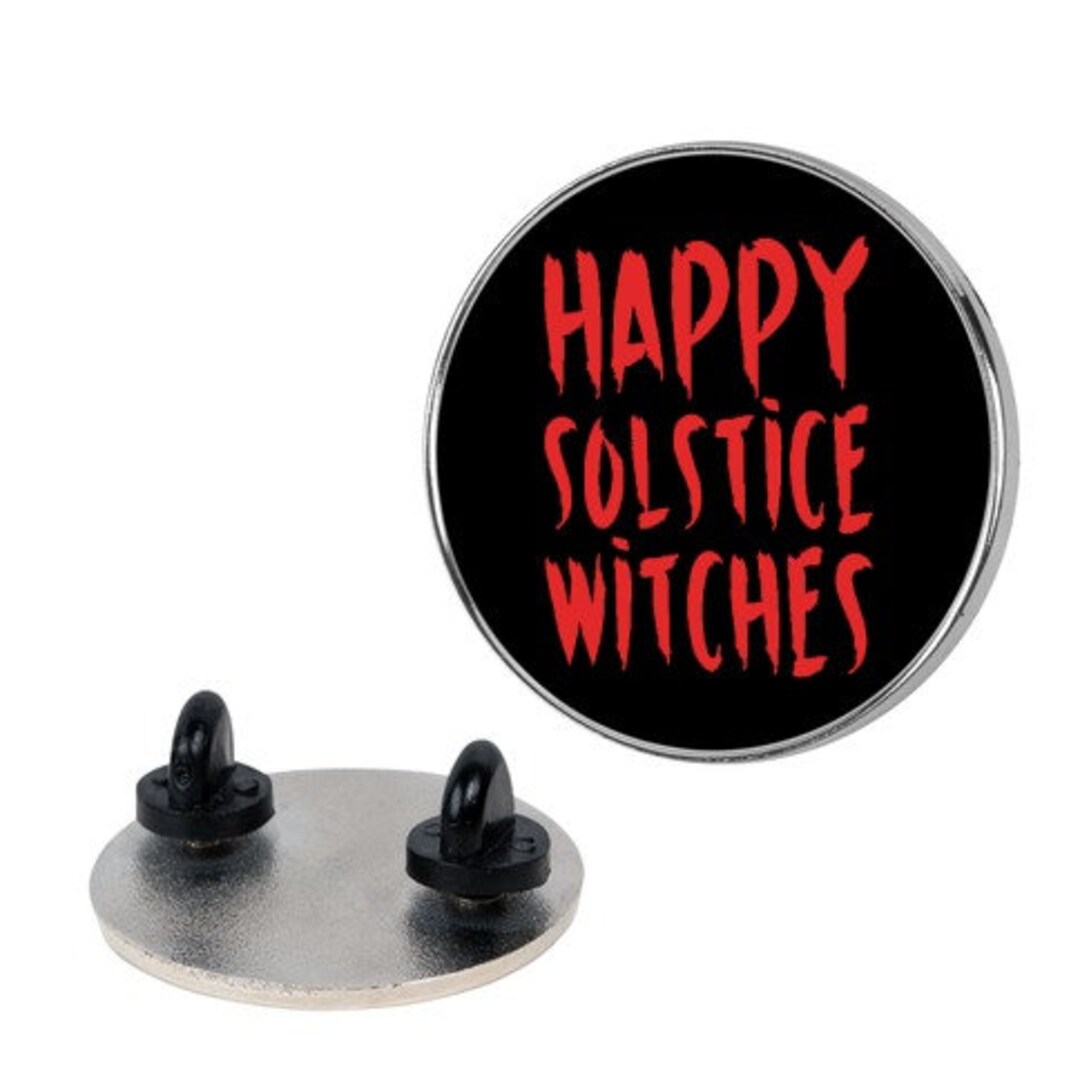 Happy Solstice Witches Pin - Etsy