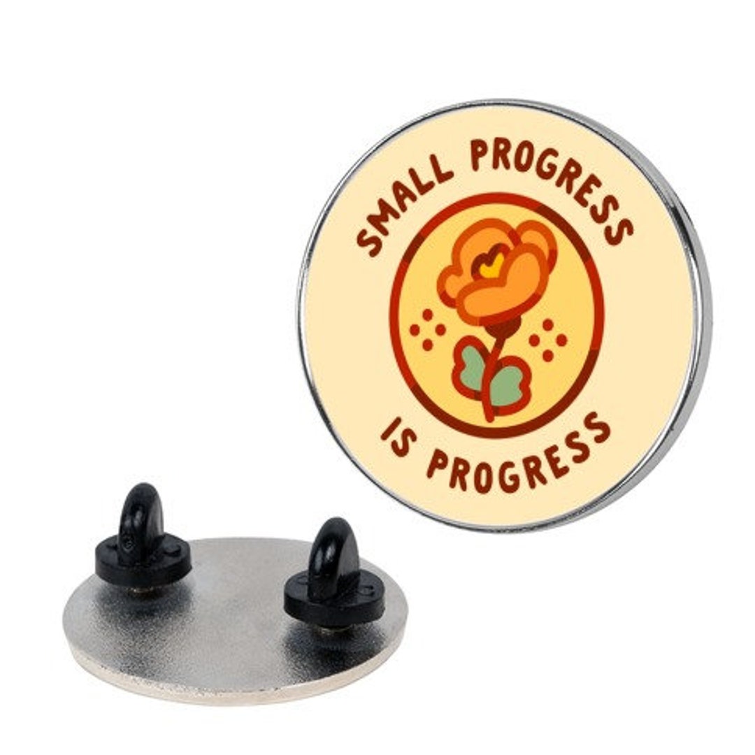 Small Progress Is Progress Pin Etsy small-progress-is-progress-pin-etsy