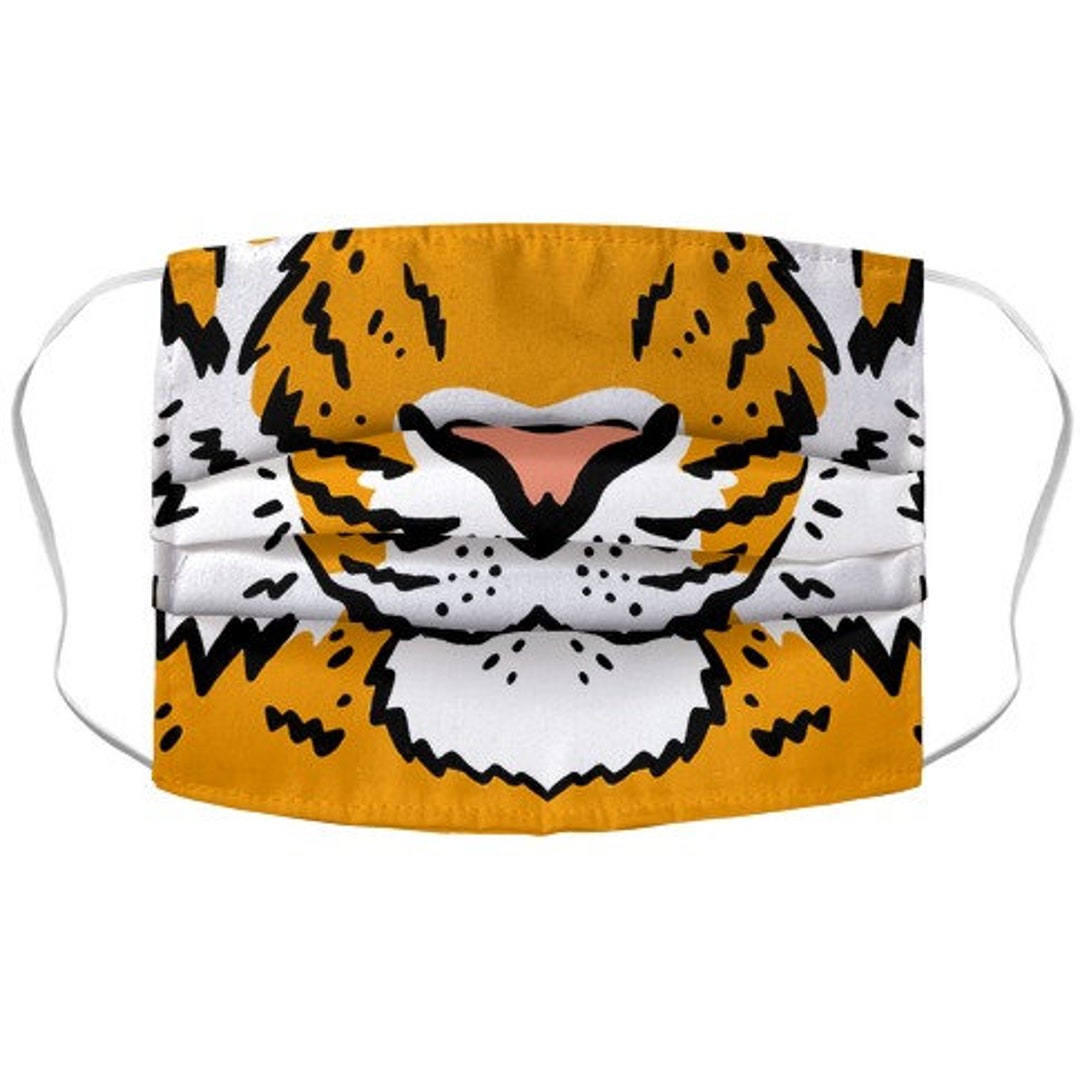Tiger Face Face Mask Cover - Etsy