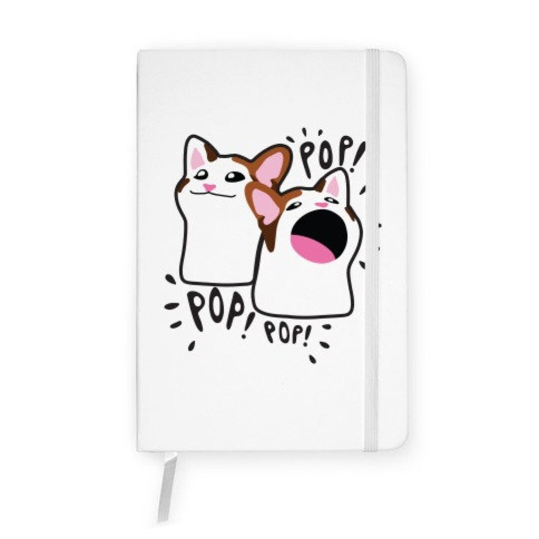 Pop Cat Notebook - Etsy