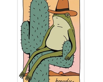 Frog Sticker' - Etsy