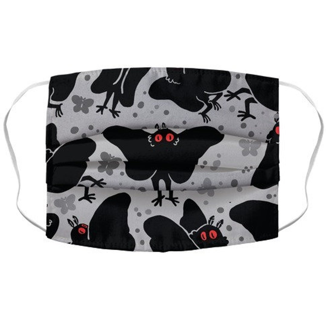 Cute Mothman Pattern Face Mask Cover - Etsy