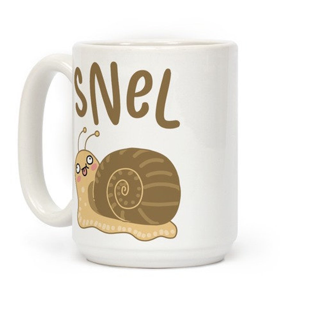 Snel Derpy Snail Coffee Mug - Etsy UK
