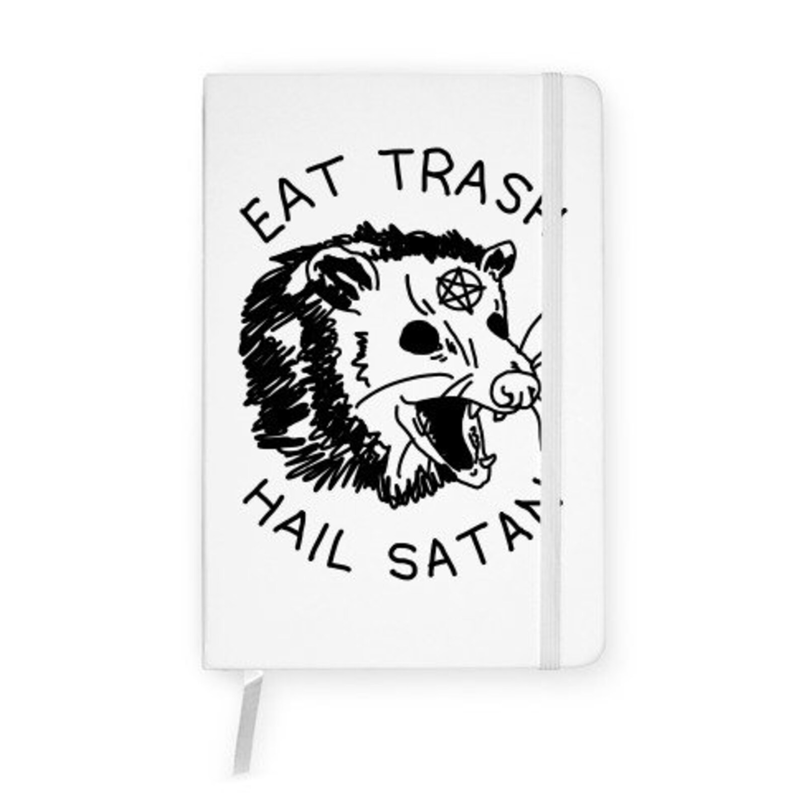 Eat Trash Hail Satan Notebook - Etsy