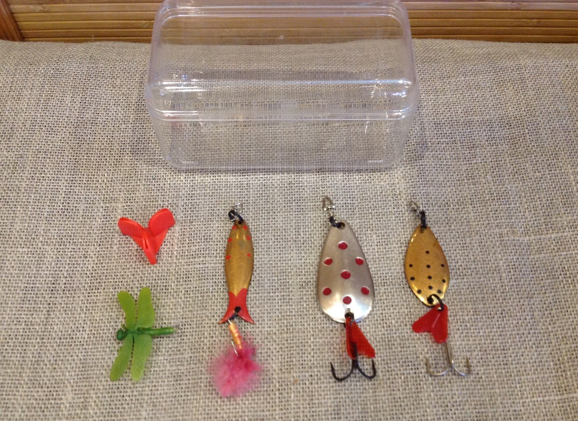 5 pcs.VTG 1970 Soviet Russian Fishing Lures/Spoon-Bait/Fishing | Etsy