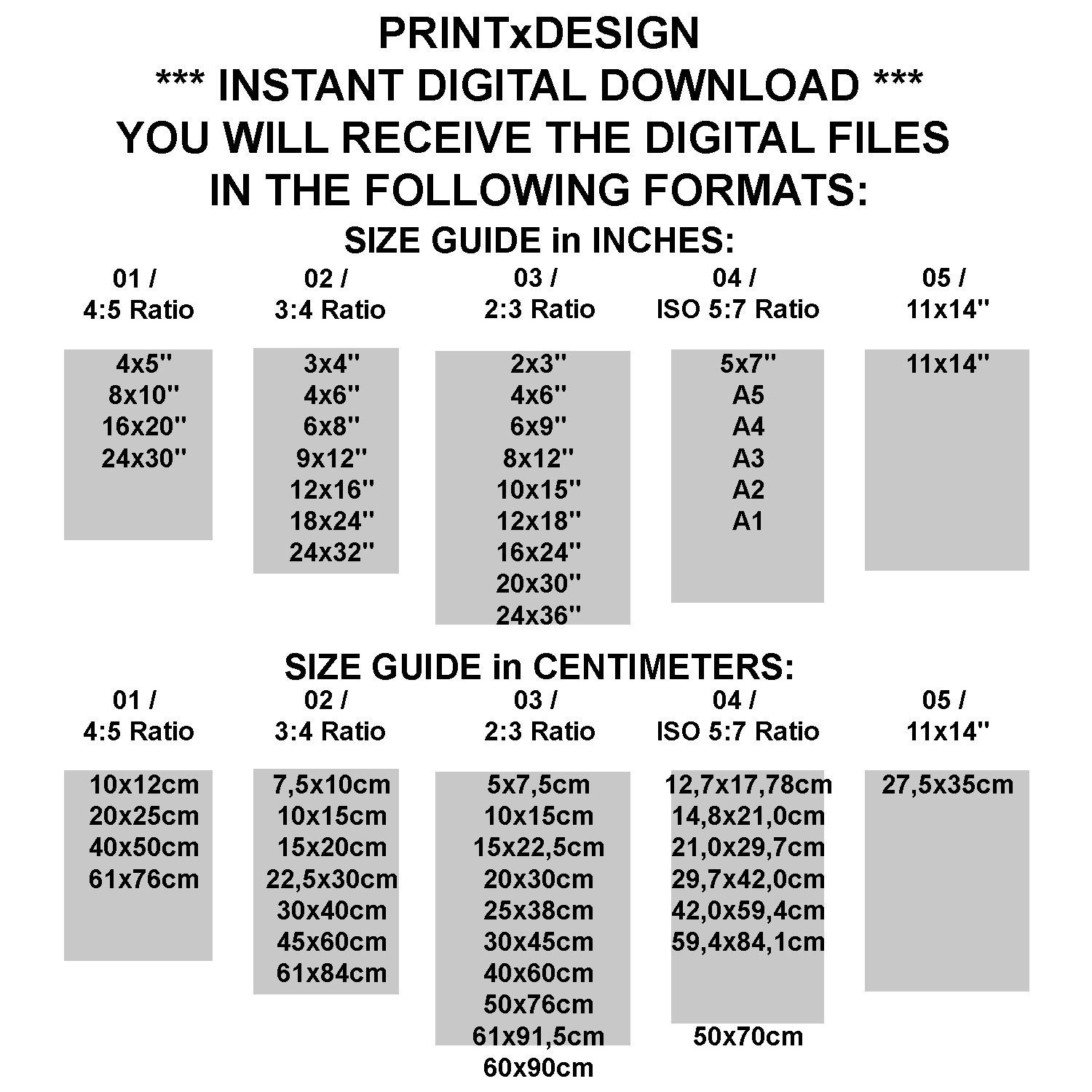 Set of 3 Prints Landscape Art Digital Download Poster 3 Piece | Etsy