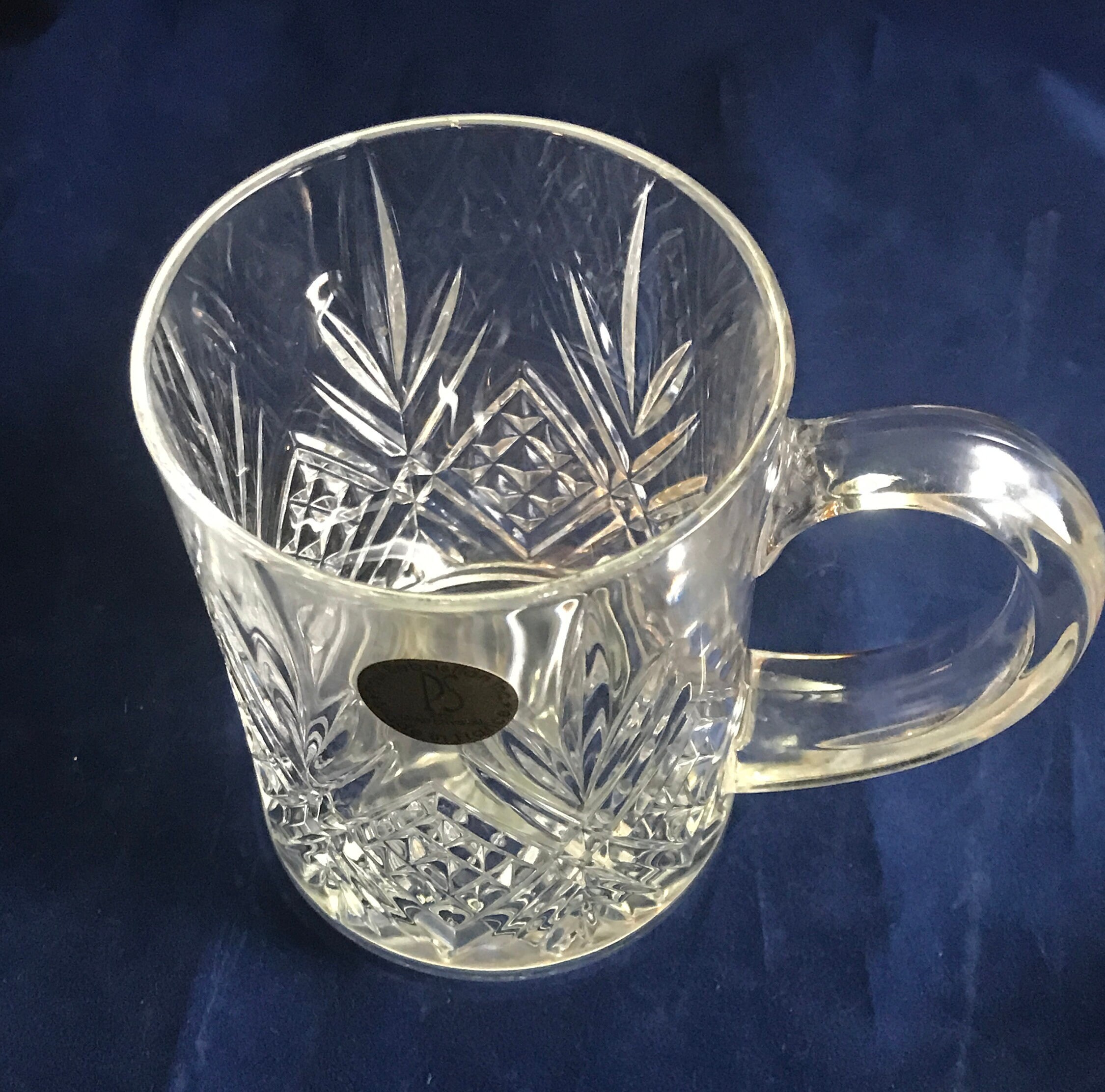 Two Paul Sebastian Crystal Mugs - Etsy