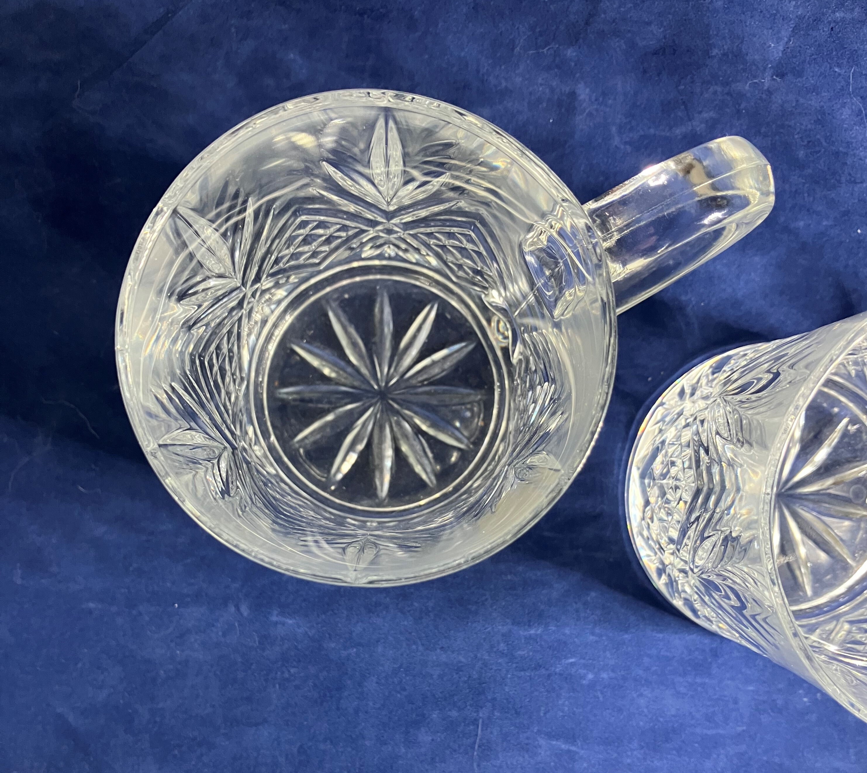 Two Paul Sebastian Crystal Mugs - Etsy