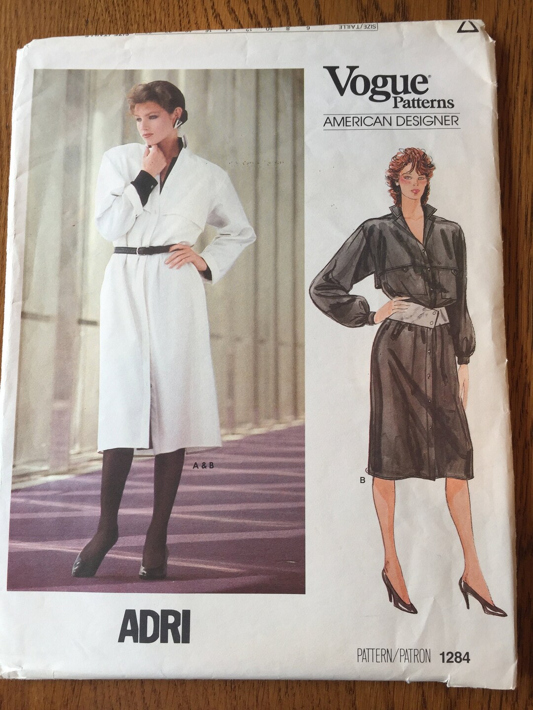 Vogue Patterns American Designer ADRI Pattern #1284 - Etsy