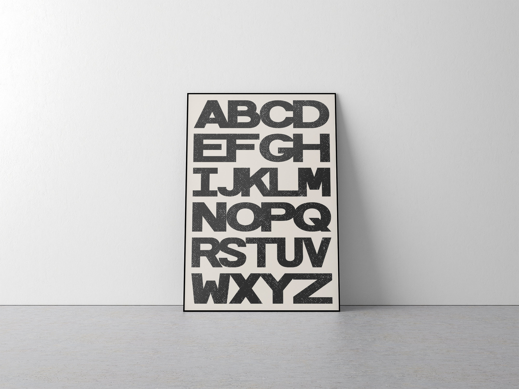 Alphabet Printable Art - Etsy