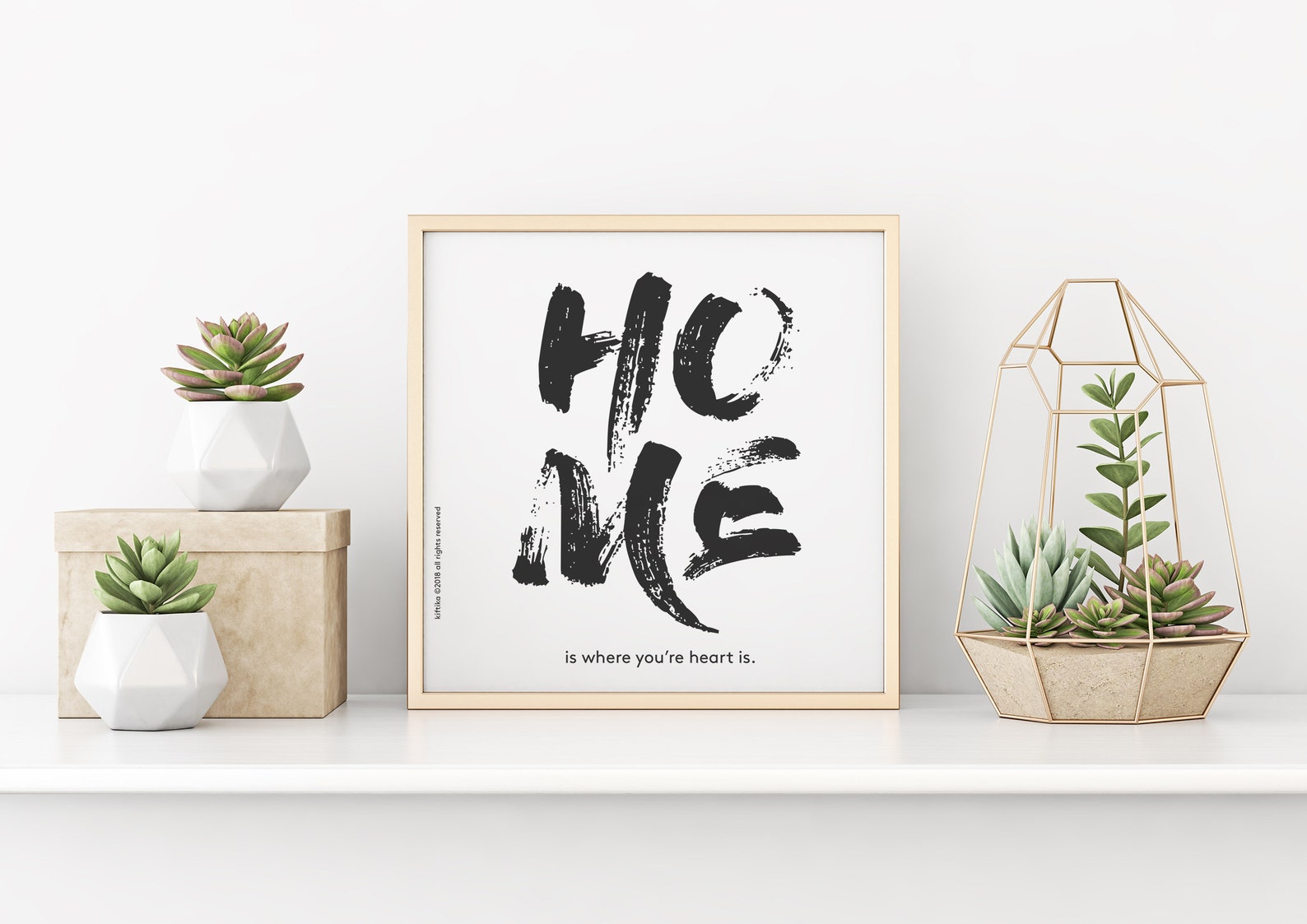 HOME Typographic Printable Art - Etsy