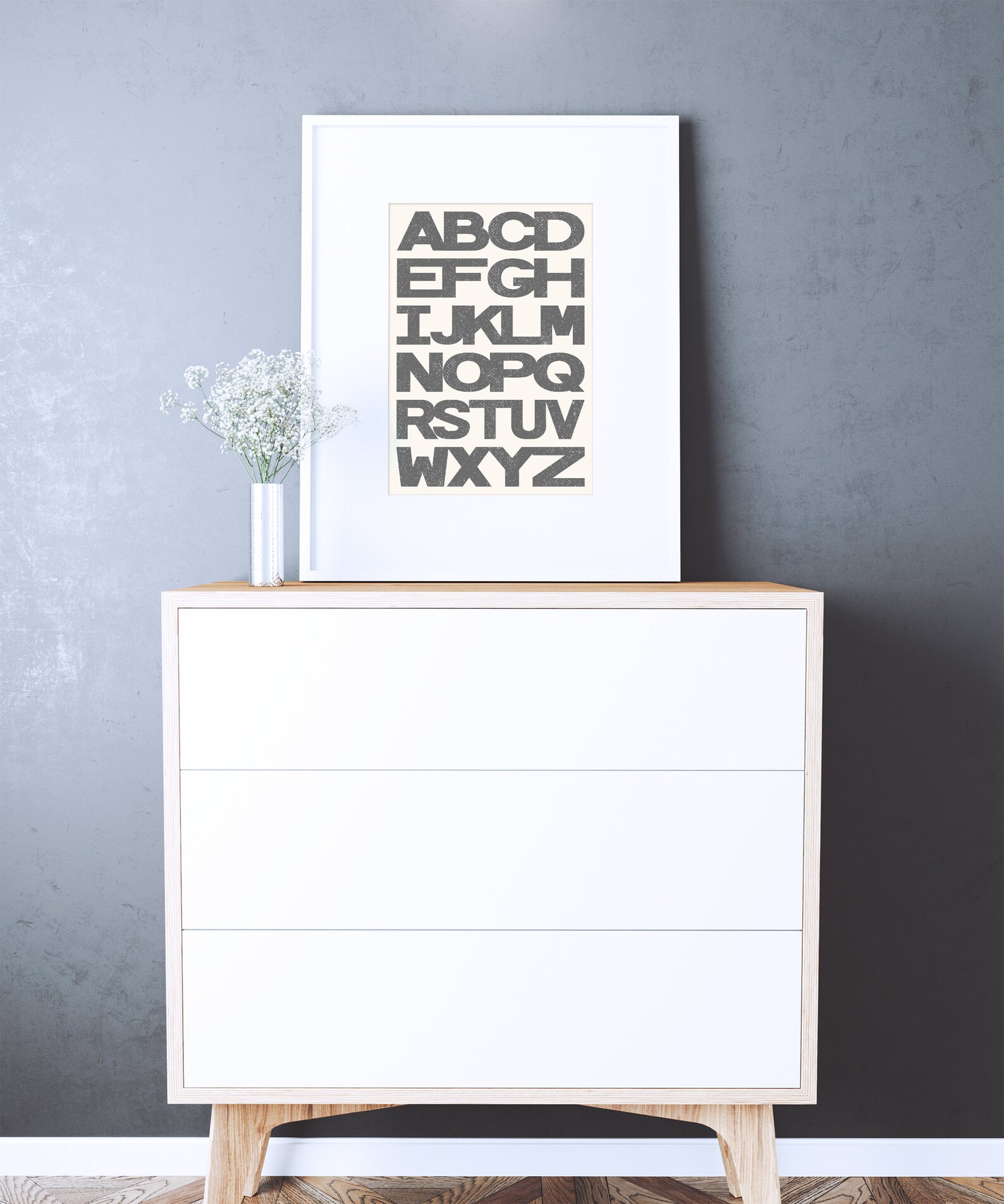 Alphabet Printable Art - Etsy