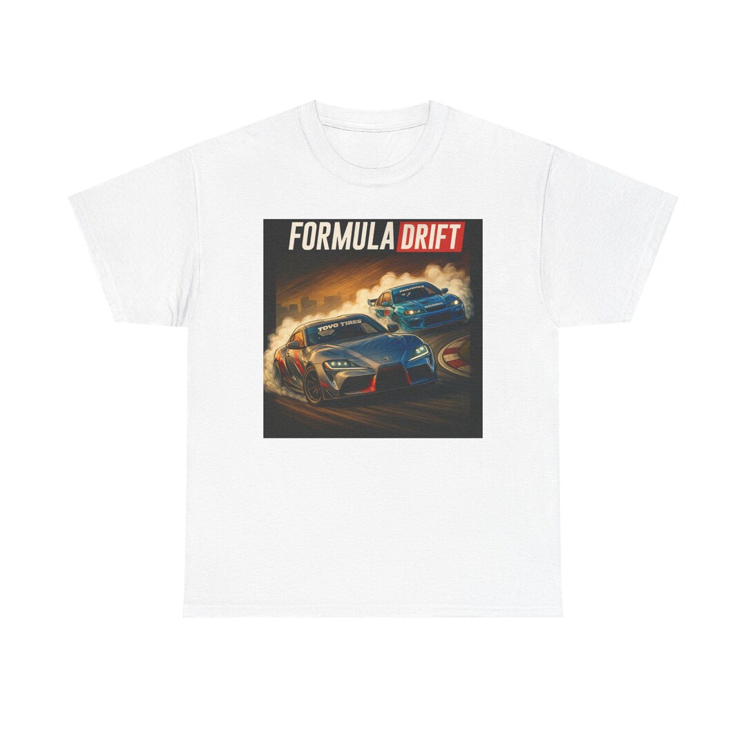 Formula Drift Tee, Drifting Car Graphic Shirt, JDM Racing Apparel ...
