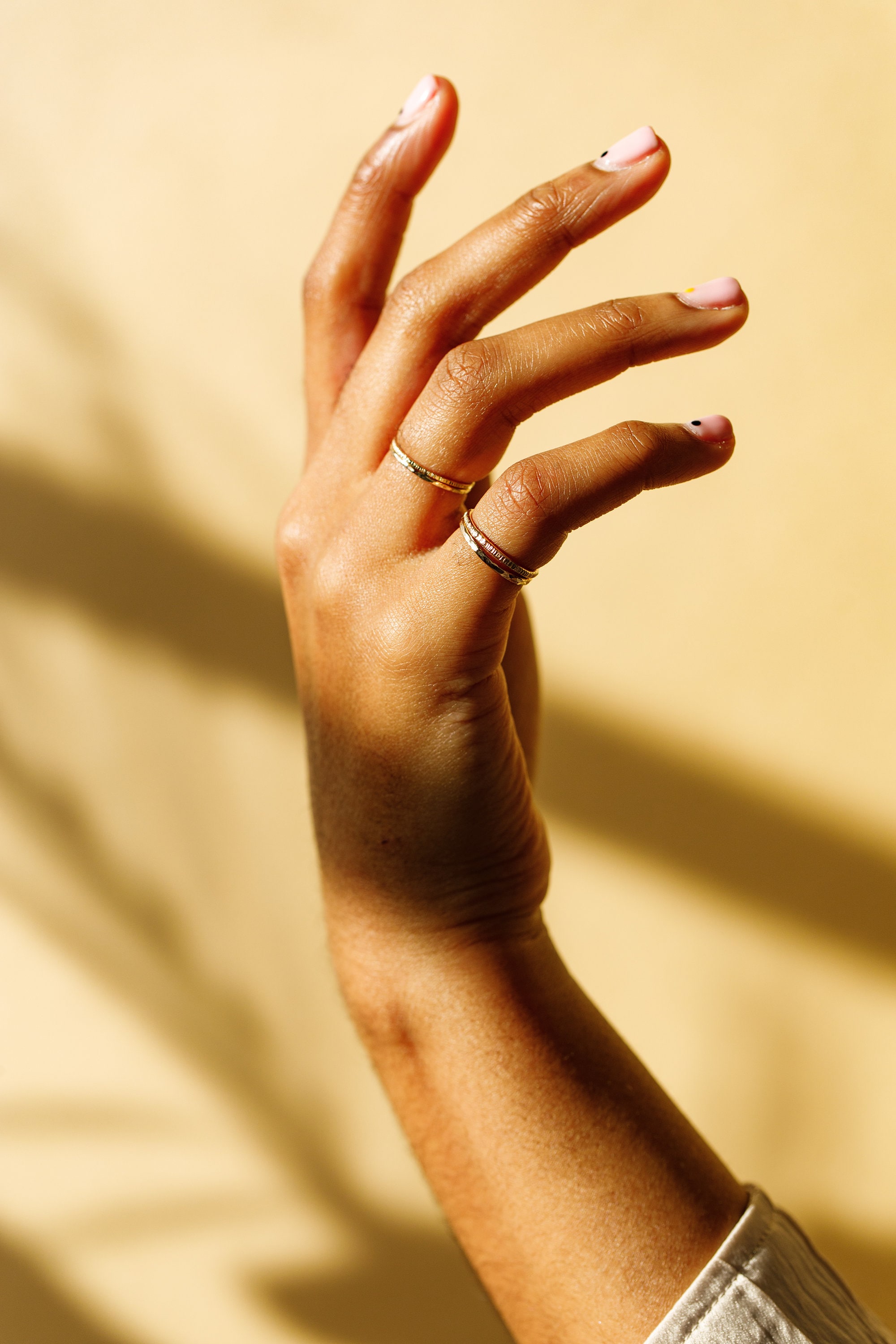 The Chunky Solid Recycled Gold Stacker Ring - Etsy