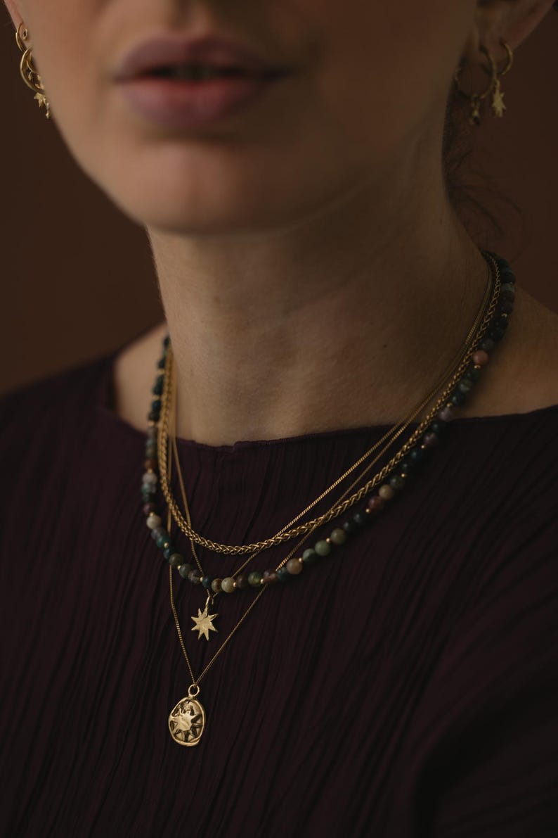 Athena Stacking Chain Necklace - Etsy