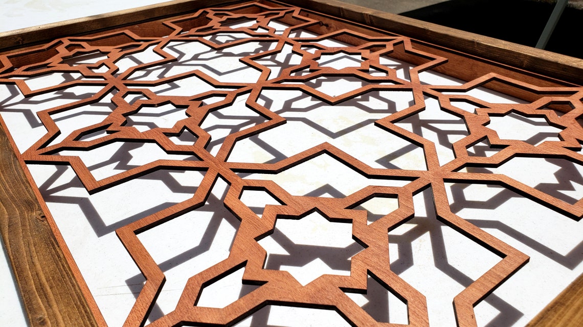 Customizable Decorative Wall Panel laser Cut Geometric Wall | Etsy