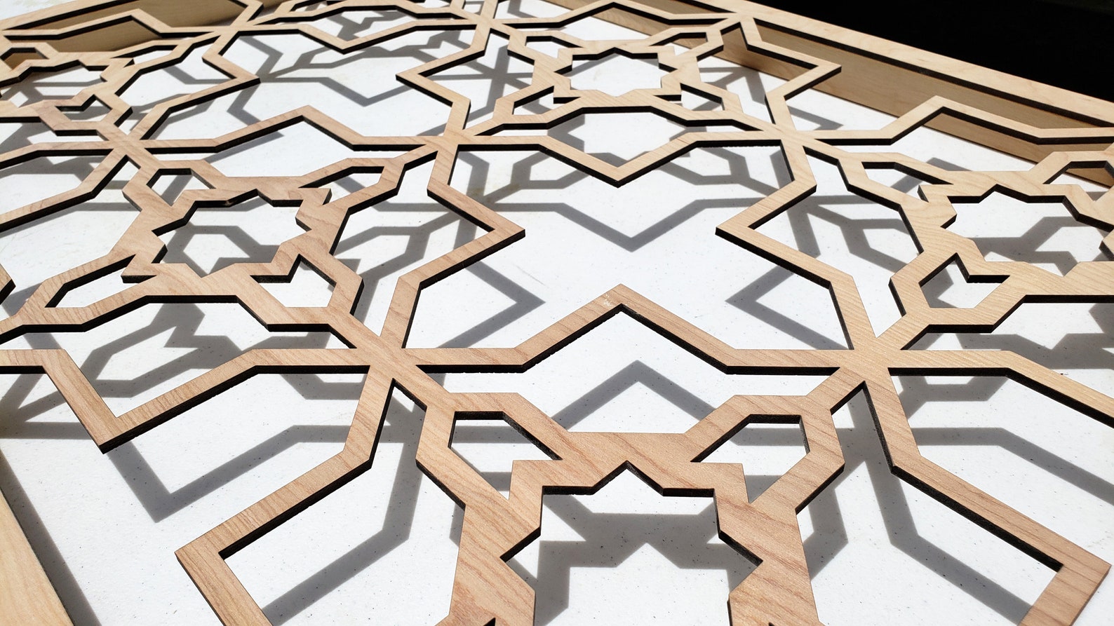 Customizable Decorative Wall Panel laser Cut Geometric Wall | Etsy